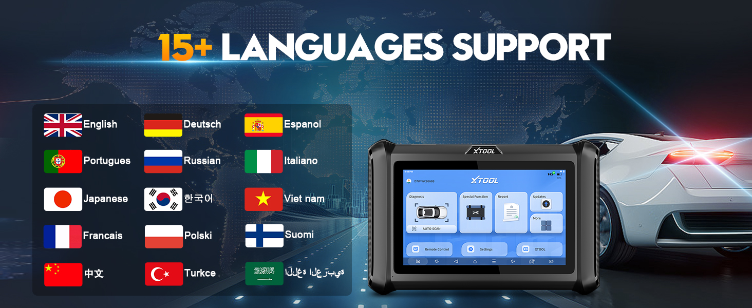 Xtool D7w Wireless Obd2 Scanner Diagnostic Tool 2025 Upgraded Ver Of D7