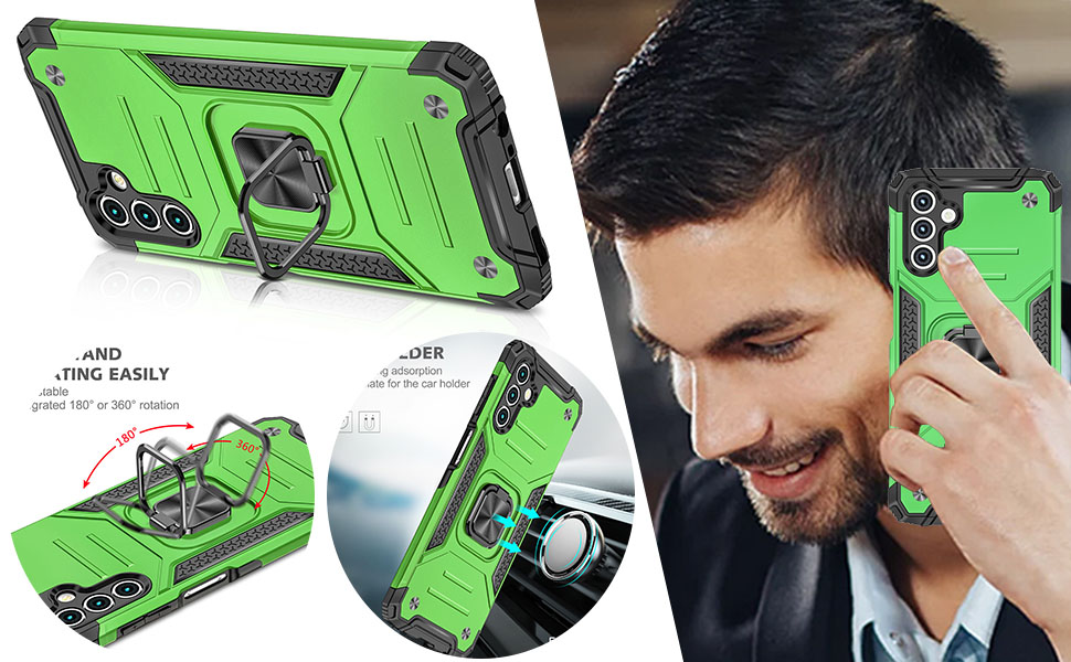 Amazon.com: HNHYGETE for Galaxy A13 5G Phone Case with Screen Protector, 360°Military Grade ...