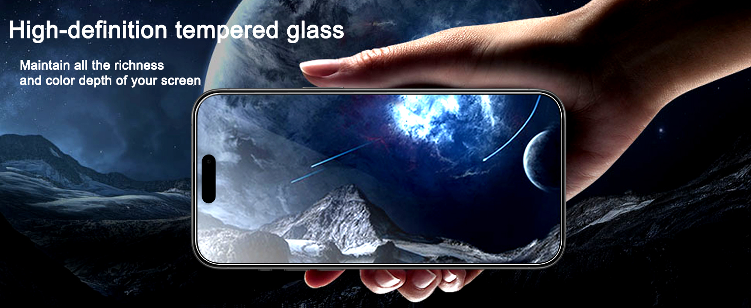 Amazon.com: Milomdoi 3 Pack Screen Protector for Apple iPhone 15 Plus with 3 Pack Tempered Glass ...