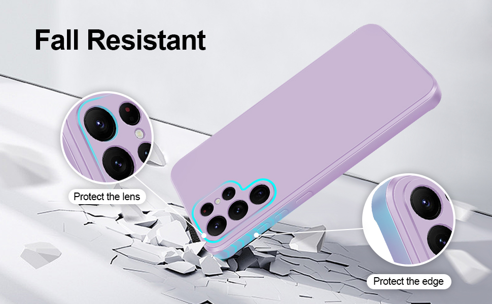 Amazon.com: GiiYoon Silicone Case Compatible with Samsung Galaxy S22 Ultra 5G, Full Body Silky ...