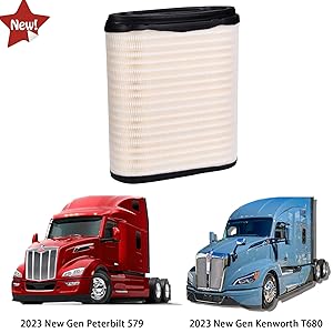 GETOPAUTO D37-1061 Filtro de aire para KENWORTH T680 / 2023 PETERBILT 579 reemplaza D371061 ...