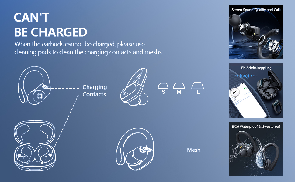 Lankey Pro Wireless Headphones, Bluetooth 5.3 Headphones, Sports ...