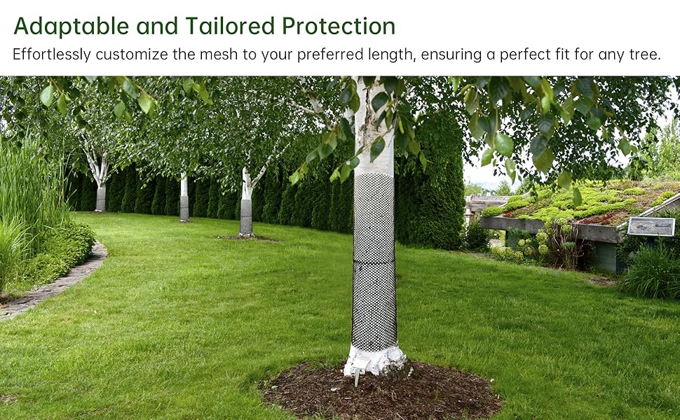 Amazon.com : Nufiwra Tree Trunk Protector - 21 Ft Mesh Guard for Trees ...