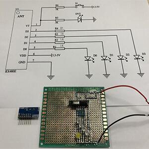 QIACHIP Kabellos rx480e 433 MHz Funk Modul RF Empfänger Sender Für ...