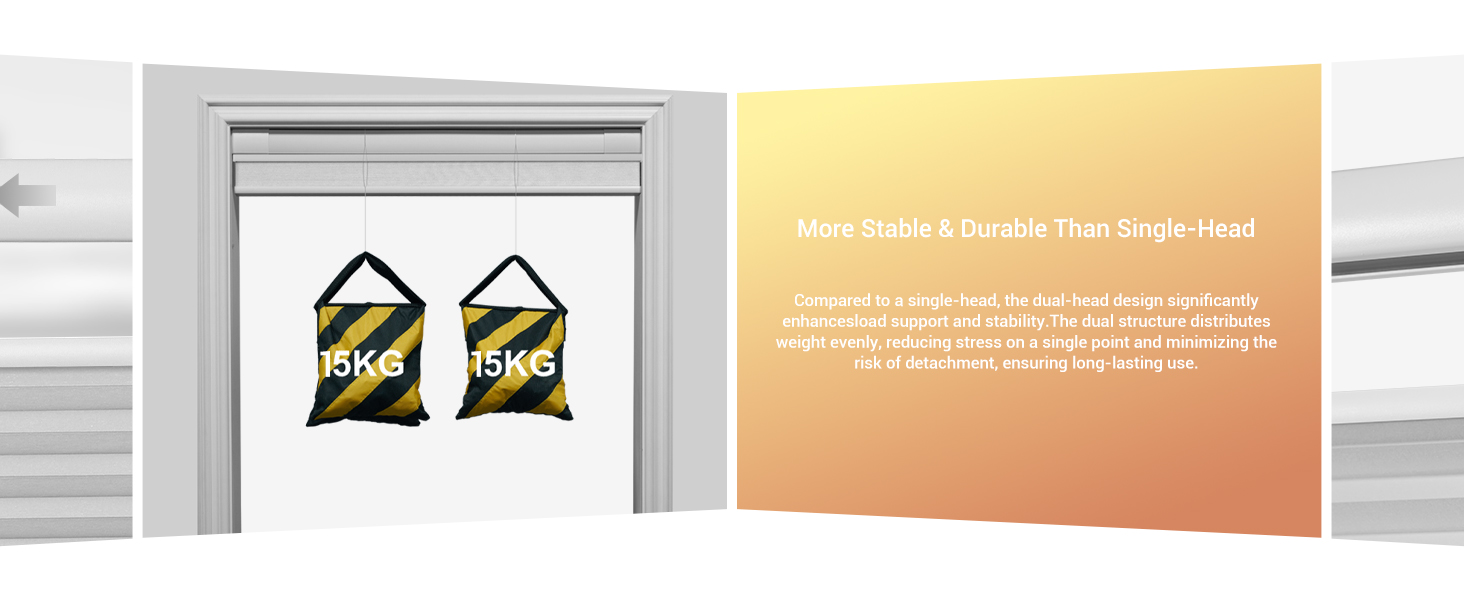 HOTSOON No Drill No Tools Blackout Cellular Shades Top Down Bottom Up ...