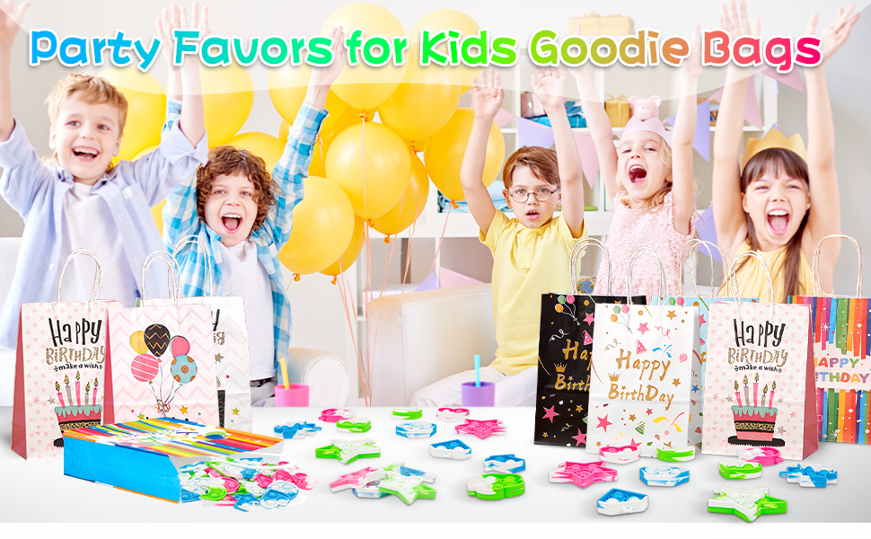 Amazon.com: DODOLOL 30 Pack Kids Party Favors Fidget Toys Bulk Mini Pop Fidget Keychain Its ...