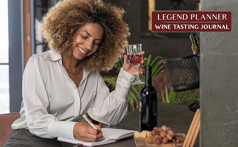 Amazon.com : Legend Wine Tasting Journal – Wine Guide & Diary – Unique Accessories & Gifts for ...