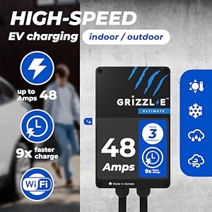Weather-resistant 48A Grizzl-E Ultimate Fast EV Charger