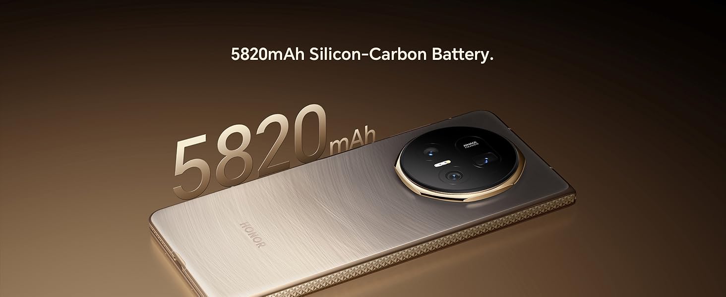 HONOR Magic V5 5G AI Foldable Phone, Sim Free, 8.8mm Folding Screen Smartphone, 5690mAh All-Day ...