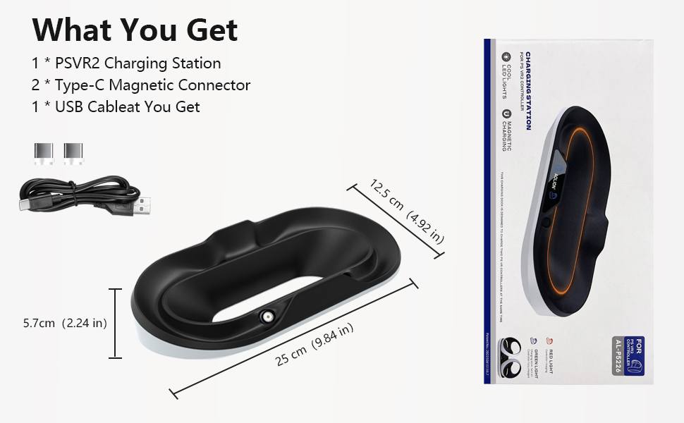 Amazon.com: PSVR 2 Charging Station for Playstation VR2 Sense Controller, Premium PSVR2 Charging ...