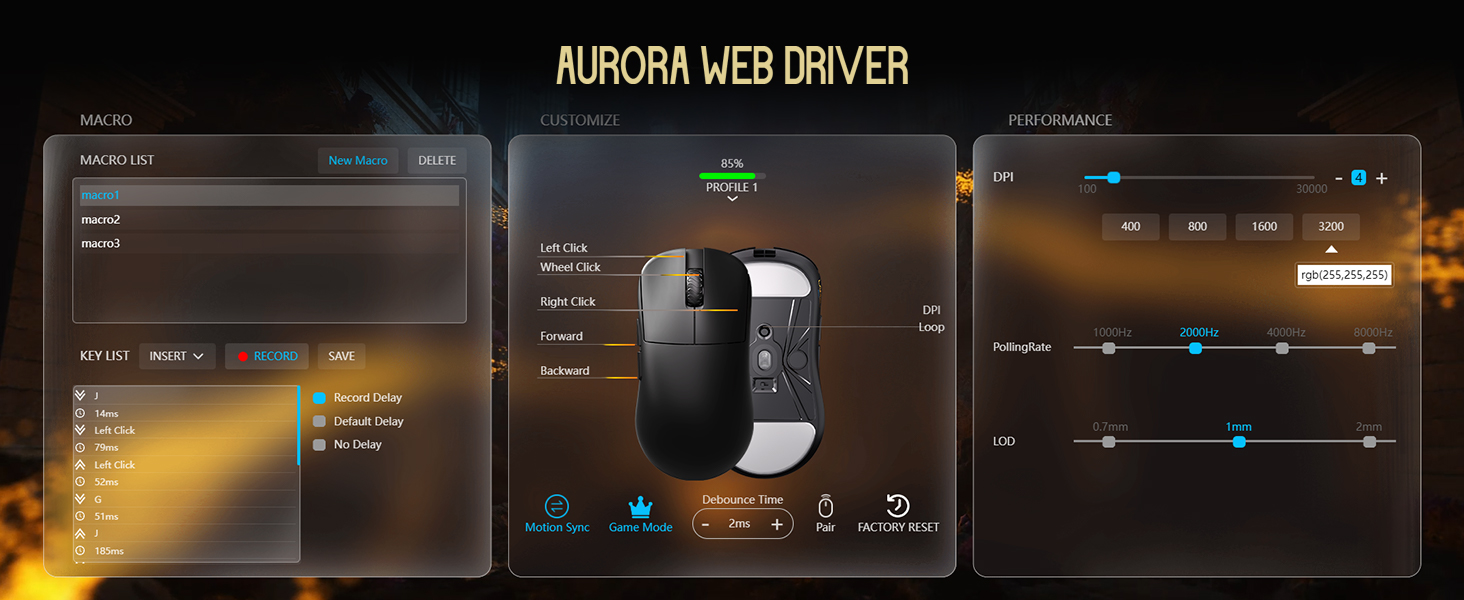 Amazon.com: Lamzu Inca Gaming Mouse, 8K Polling Rate, Optical Switches, TTC Encoder, Paw3950 IC ...