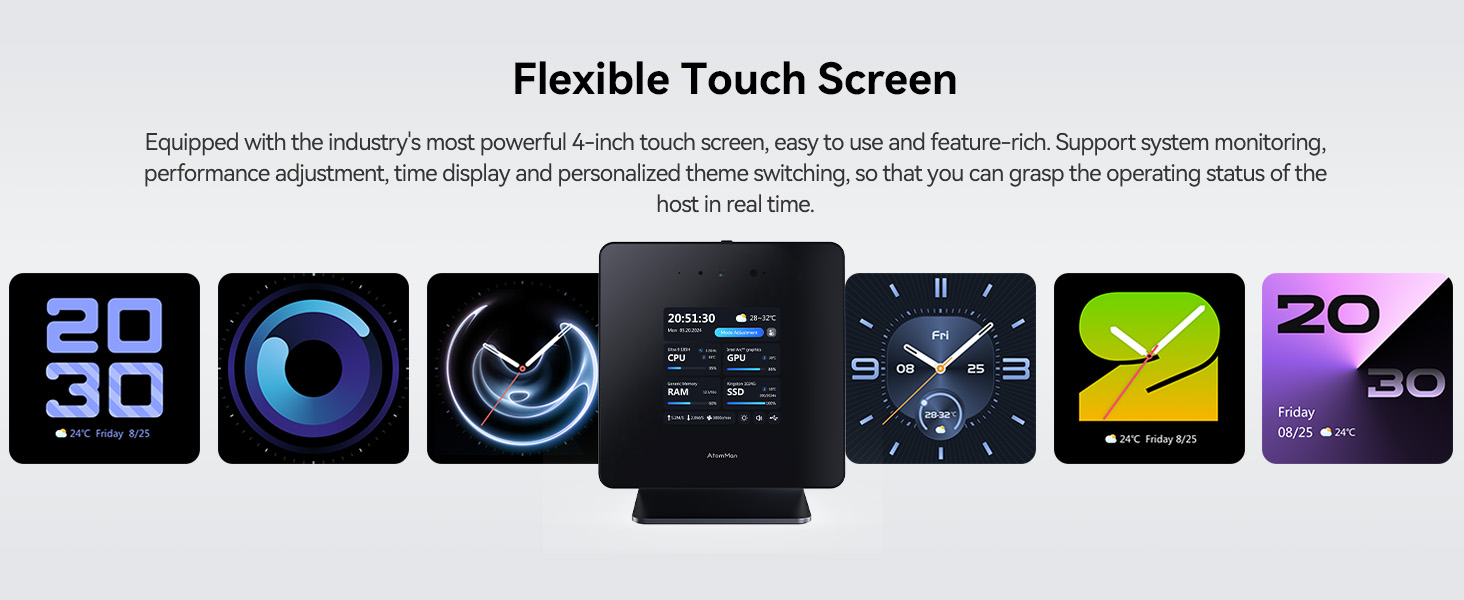 Amazon.com: AtomMan X7 Ti Mini PC Core Ultra 9 Processor 185H 32GB DDR5 1TB SSD Micro Computer ...