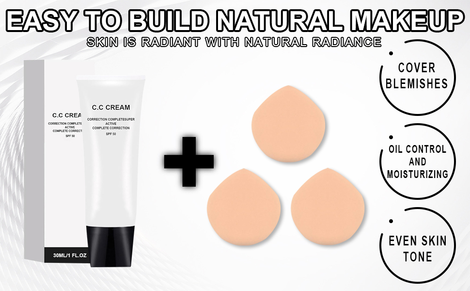 Amazon.com: Perbella Cc Cream Self Adjusting for Mature Skin, Perbella Cc Cream for Older Women ...