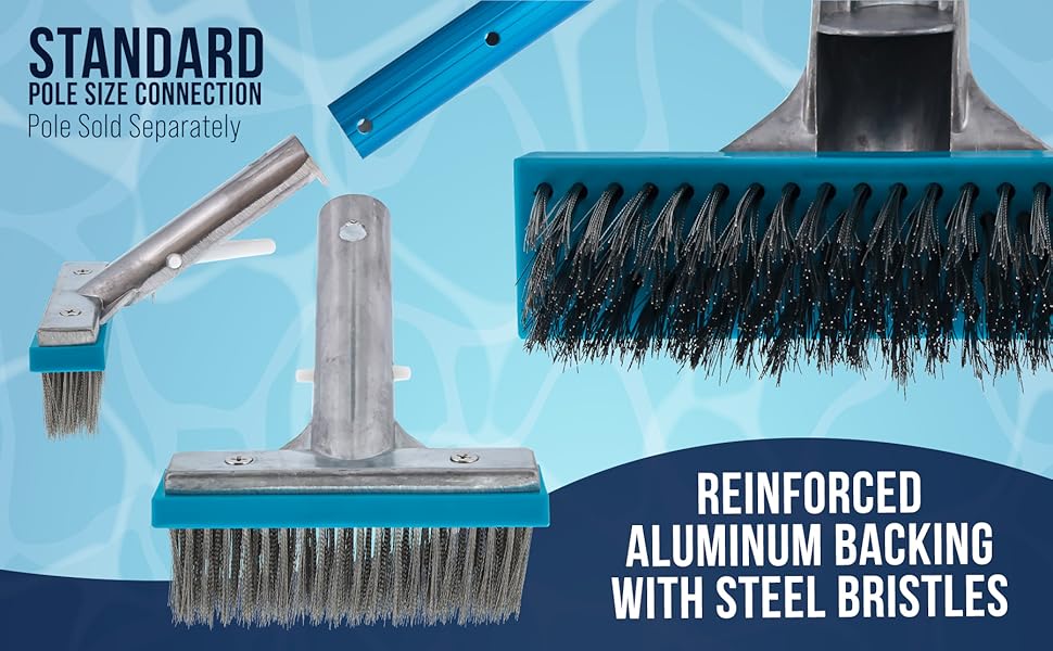 Amazon.com: U.S. Pool Supply Pool Brush Head for Inground Pools - 5 ...