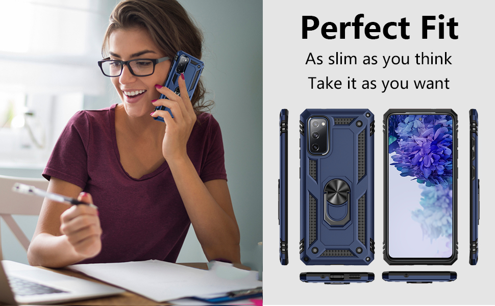 Amazon.com: Dionsibei Military Grade Drop Impact Case for Samsung Galaxy S20 FE/Galaxy S20 FE 5G ...