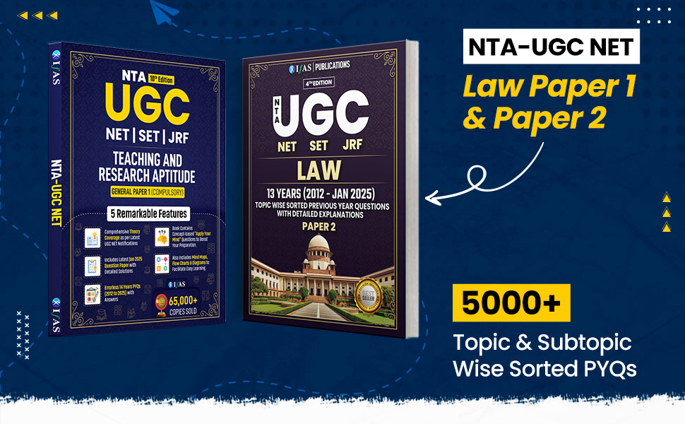 Buy UGC NET Law Paper 2 Book 2025 & UGC NET Paper 1 Book [2 Books Set] | Previous Year Solved ...