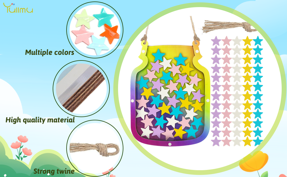 Amazon.com : Yullmu Star Jar Reward System for Kids Positive Behavior ...