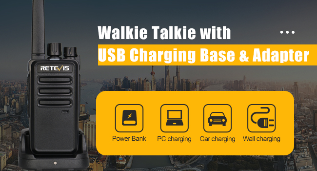 Amazon.com: Retevis RT68 Walkie Talkies Rechargeable,Portable FRS Two ...