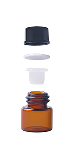 Amazon.com: Easeen 50 Pcs Sample Dropper Bottles, 1ml Clear Mini Dropper Bottles with 2 Pcs ...