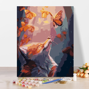 jieyisier Fuchs Malen Nach Zahlen, Malen Nach Zahlen Erwachsene, Schmetterling Malen Nach Zahlen ...