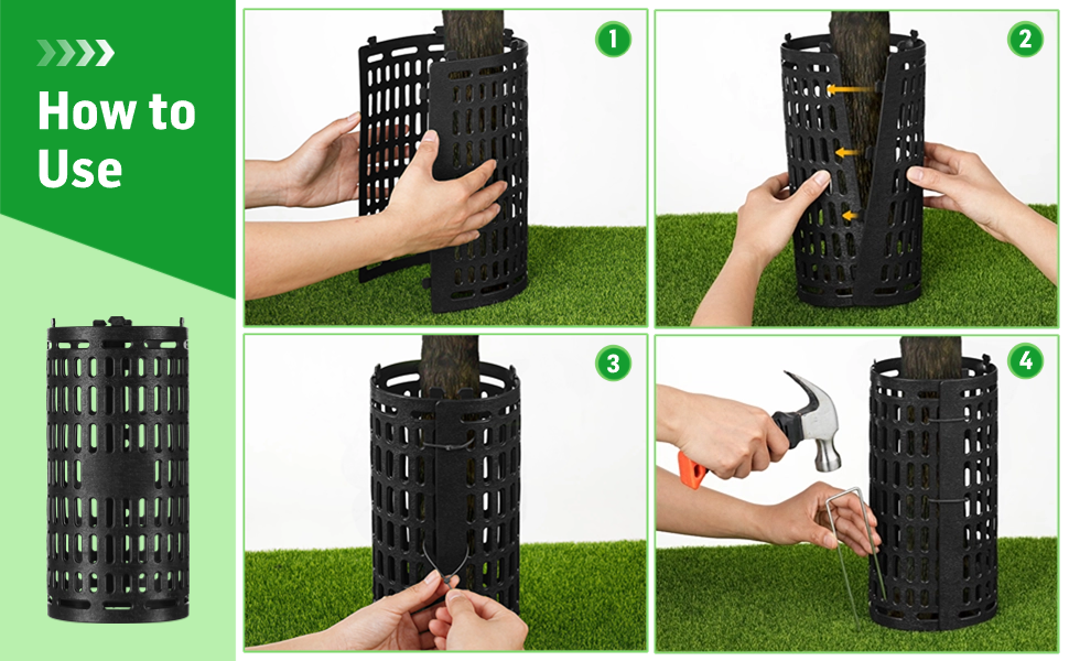 Amazon.com : 20PCS Plant and Tree Guard Protector, Tree Trunk Protector ...