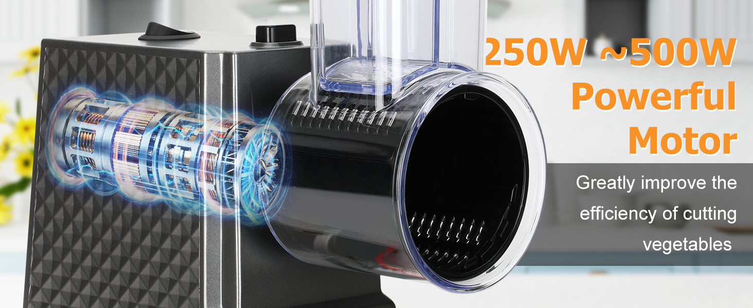 Amazon.com: 250W Professional Electric Cheese Grater for Block Cheese,Automatic Cheese Grater ...