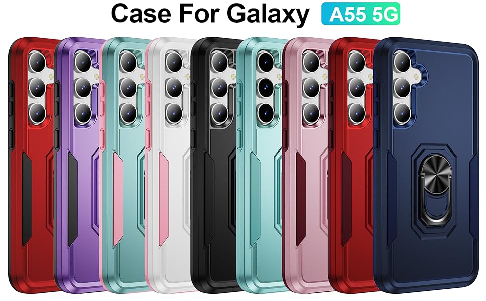 Amazon.com: SunRemex Compatible with Samsung Galaxy A35 5G Case with HD Screen Protector ...