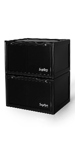 Amazon.com: SupBro Led Collection Crate - Voice Control - Easy Access Storage Shoes box ...