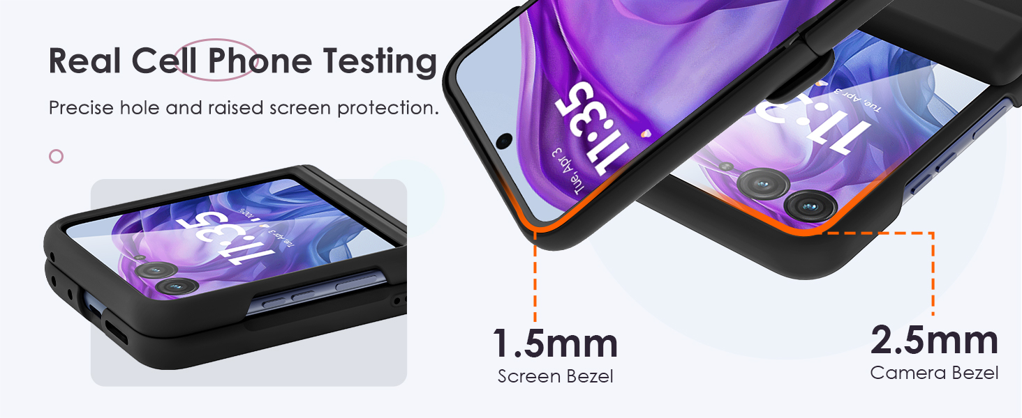 Amazon.com: Maxdara for Motorola Razr Plus 2024 Case with Hinge Protection & Built-in Screen ...