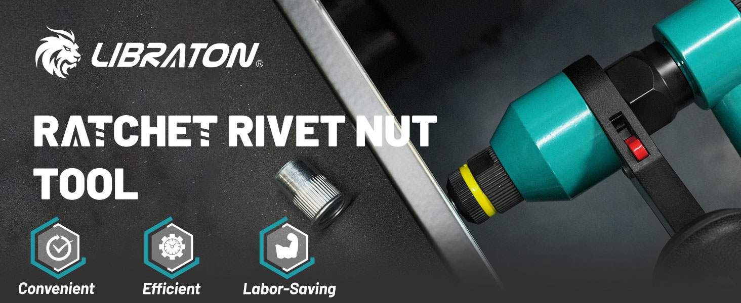 LIBRATON Herramienta de Tuerca remachada, Herramienta de Remache, Kit de Herramientas ...