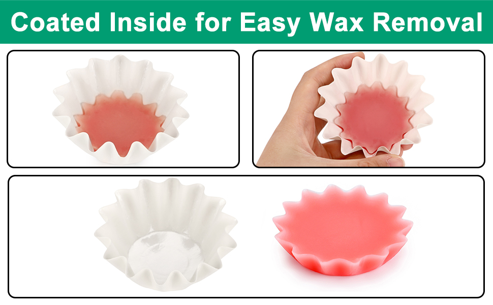 Amazon.com: JUXYES Pack of 100 Reusable Wax Melt Warmer Liners Tray, Leakproof Wax Liners Tray ...