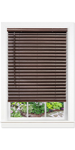 Amazon.com: PowerSellerUSA 2" Slats Cordless Window Blinds, 35W x 64L ...