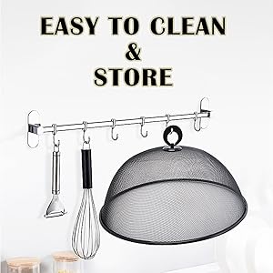 Amazon.com: Nexboraque 8 Pack Metal Mesh Food Covers for Outside, 10.75 Inch Reusable Food Nets ...