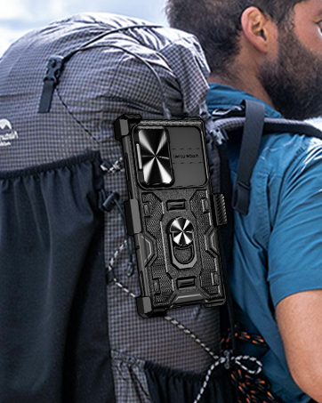 Amazon.com: VEGO Case for Galaxy S24 Ultra with Stand, Slide Camera Cover & Magnetic Ring ...