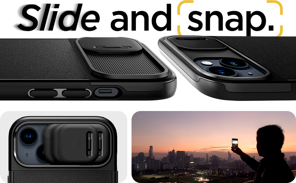 Amazon.com: Spigen Optik Armor MagFit Designed for iPhone 14 Case (2022) [Military-Grade ...