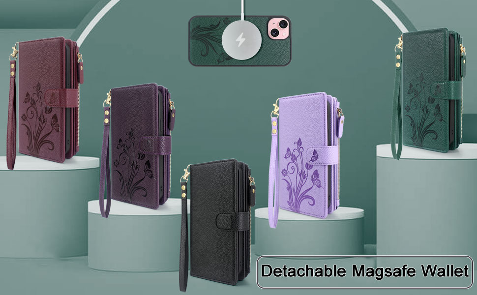 Amazon.com: Lacass Compatible with MagSafe Case Wallet for iPhone 13 / iPhone 14 / iPhone 15, 2 ...