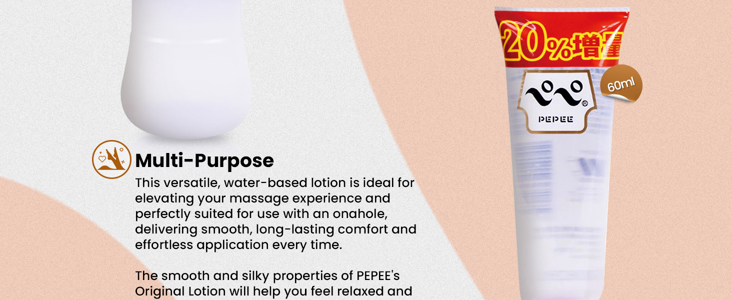 Amazon.com: Pepee Original 360ml | Multi-Purpose Lotion for Onahole Use and Massages | Water ...