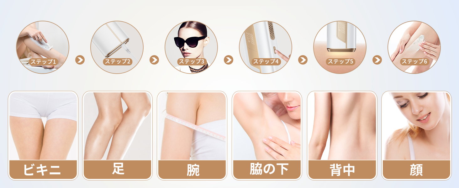 Amazon | YUNDOO 脱毛器【新登場 サロン級IPL光脱毛器】 VIO対応 メンズ レディース 冷感脱毛器 光脱毛器 99万回照射 9段階調節 18.34J高出力 自動/手動照射 ...