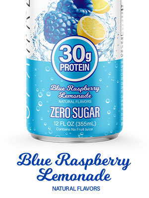 Amazon.com: Genius Gourmet Clear Protein Sparkling Water Blue Raspberry Lemonade - 30g Clear ...