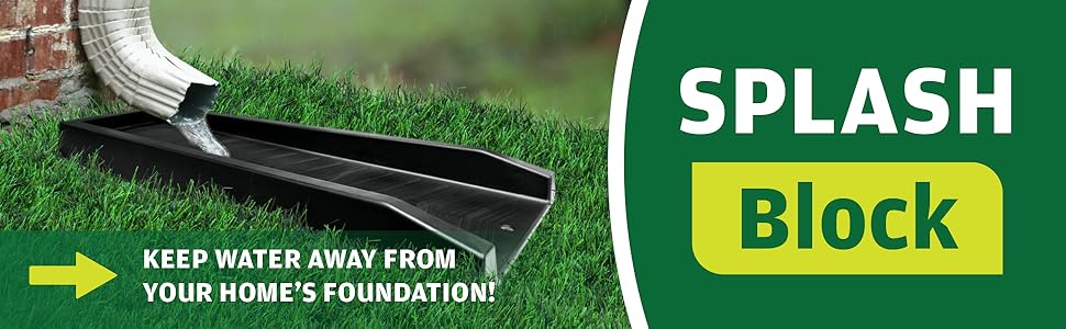 Amazon.com : Master Mark Splash Block, Decorative Gutter Downspout ...