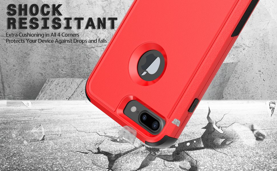 Amazon.com: Diverbox Designed for iPhone 8 Plus case iPhone 7 Plus case with Screen Protector ...