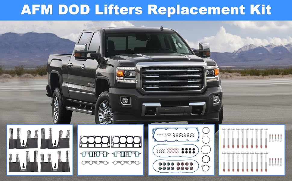 Amazon.com: SUSUCAR AFM DOD Lifters Replacement Kit with Head Gasket Set, Bolts for Chevy Tahoe ...