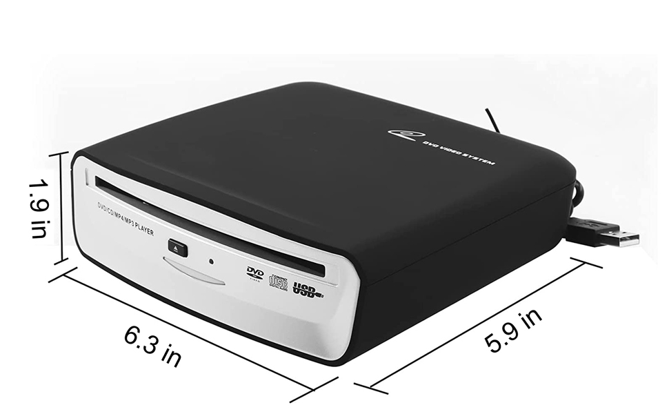 Portable CD Player for Car,USB External Car Universal CD Player ...