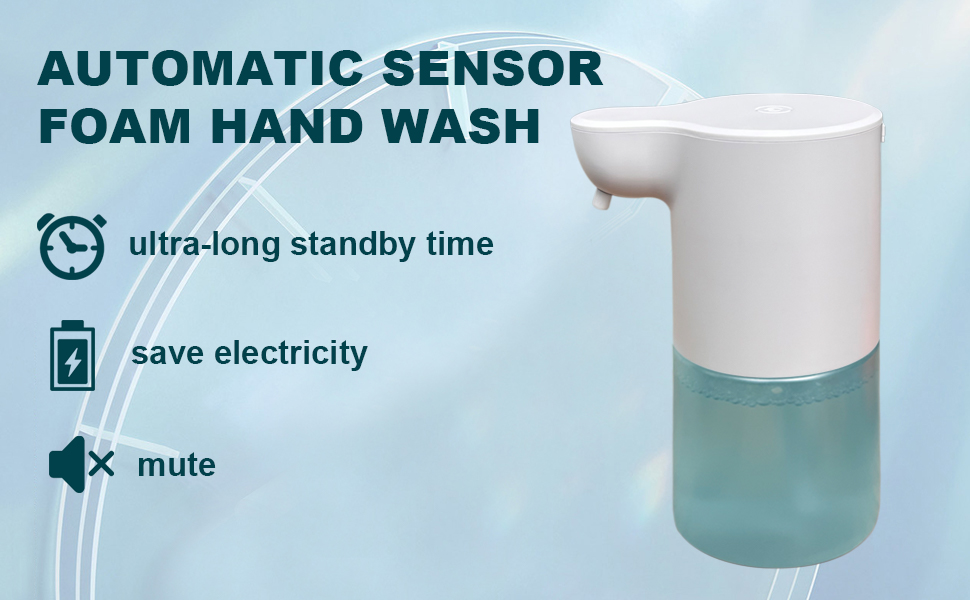 Amazon.com: Automatic Foaming Soap Dispenser,IPX5 Waterproof Touchless Soap Dispenser,350ml 4 ...