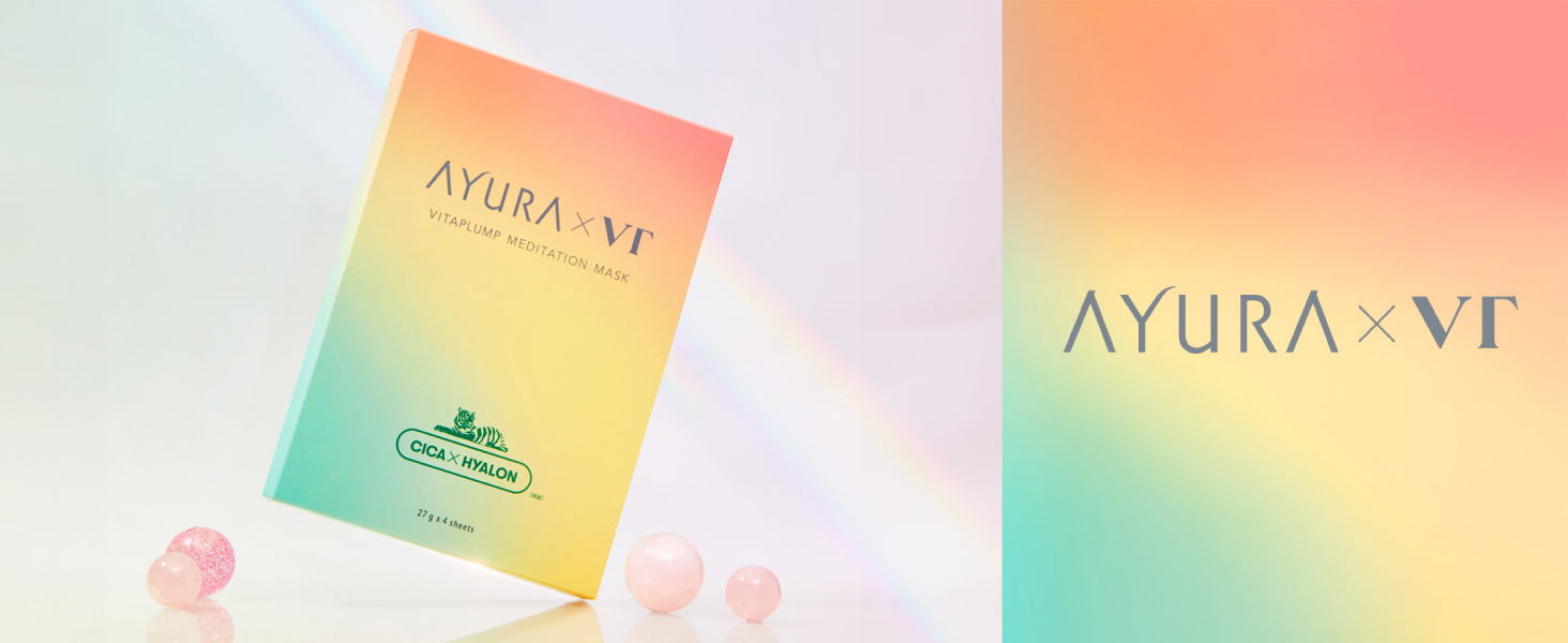 Amazon | アユーラ(AYURA) 【VTコラボ商品】AYURA×VT ヴィタプランプ メディテーションマスク 4枚入り ＜シートマスク＞ 肌・心までうるおうプレミアムマスク 保湿ケア ...