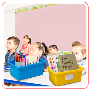 Amazon.com - Outus 60 Pcs Plastic Cubby Bins Bulk for Classroom ...