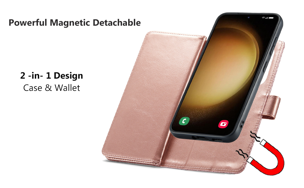 Amazon.com: Varikke Samsung Galaxy S23 Case Wallet, Galaxy S23 Case for Women with Card Holder ...