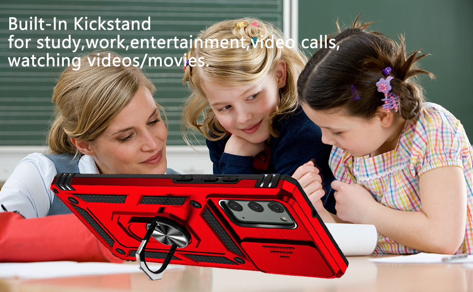 Amazon.com: Military Grade Case for Galaxy Note 20 Case Note 20 Case with Kickstand Slide Camera ...