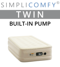 Amazon.com : Simpli Comfy Queen EZ Bed Self-Inflating Air Mattress with Built-in Frame, Pump and ...