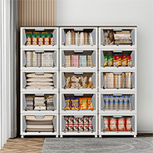 HOTRCR Extra Large Plastic Storage Boxes with Lid, Clear Heavy Duty ...